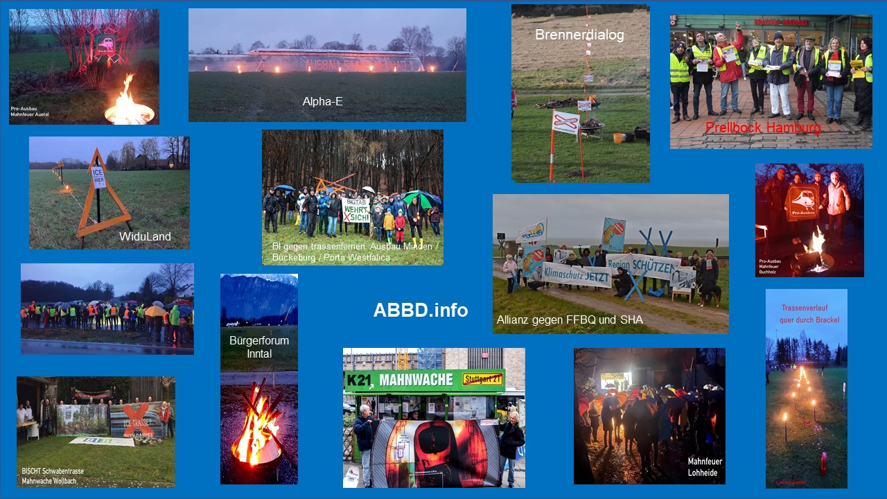LOK Report - ABBD: Mahnfeuer von den Alpen bis zur See – für eine ...
